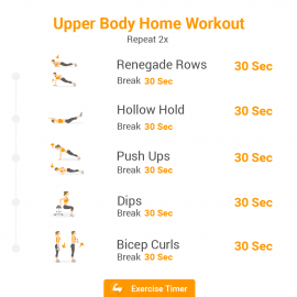 Top 5 Home Workouts - Exercise Timer