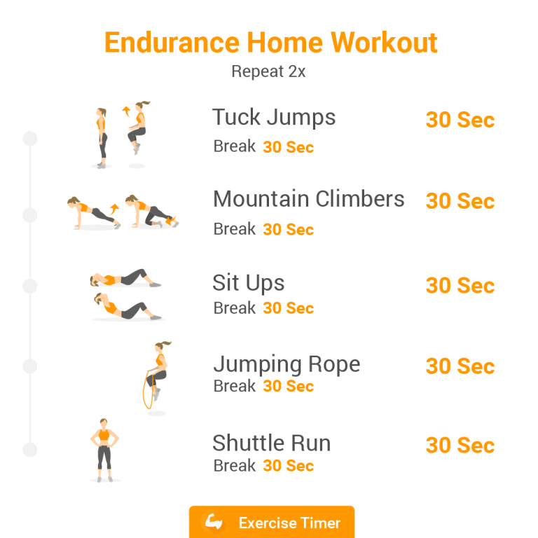 Endurance-Home-Workout - Exercise Timer